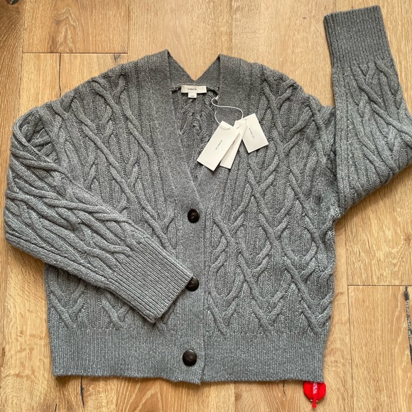 Vince | Sweaters | Nwt Vince Interlocking Cable Wool And Cashmere ...